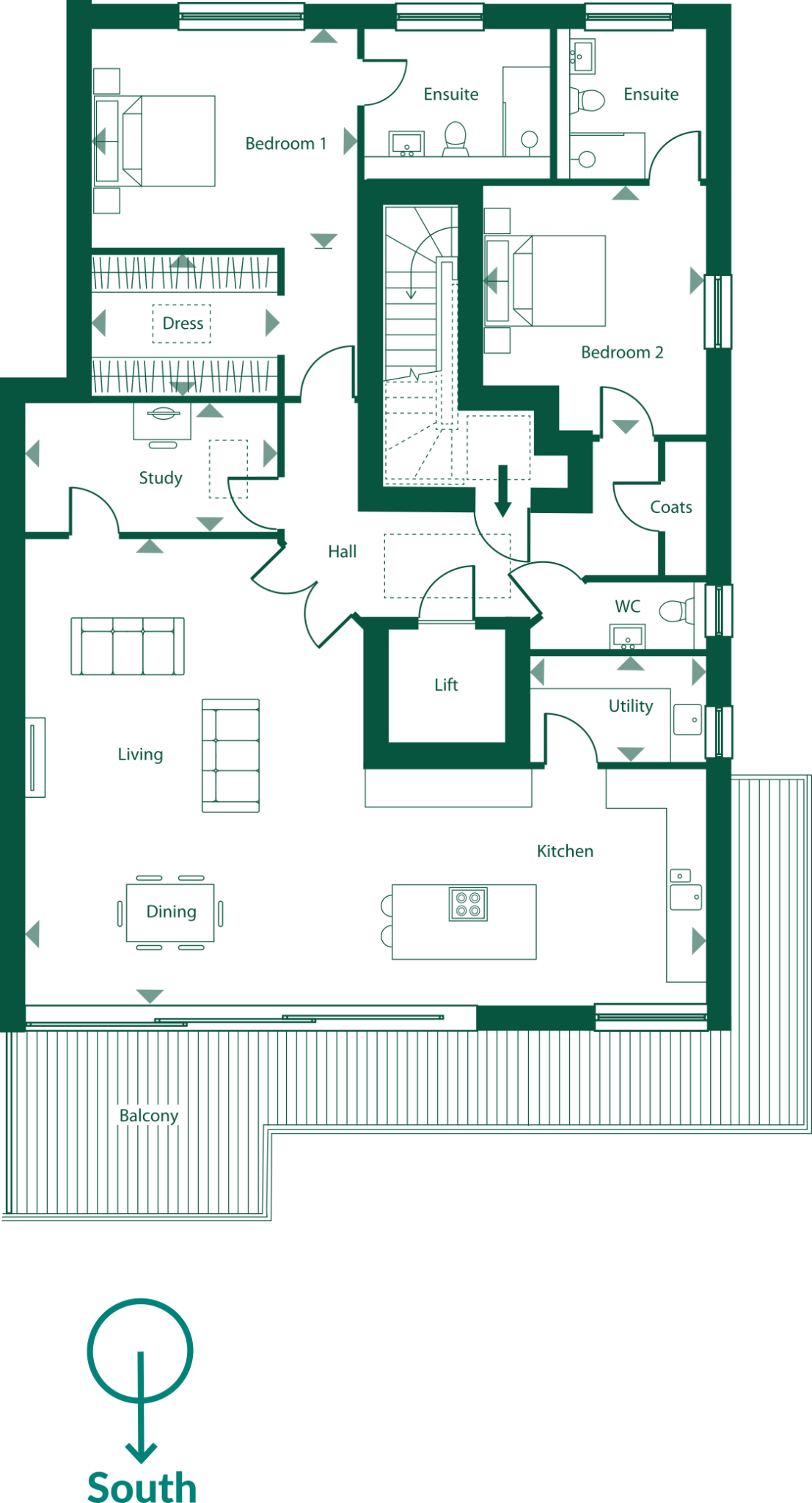 Penthouse 2 - Echo Beach - Jackson Developments